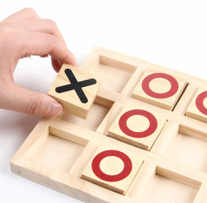 FORSIKHA Classic Educational Puzzle Game Tic Tac Toe Board Zero Kata ...
