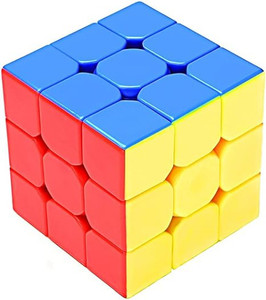Jade Enterprises Dash 3x3 Puzzle Cube in Green, Yellow, Red with smooth ...