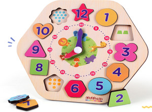 FIRSTCRY INTELLISKILLS Tick-Tock Shape O' Clock - Multicolor - Tick ...