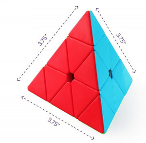 11D Pyramid Cube 3x3 High Speed Stickerless Triangle Cube - Pyramid ...