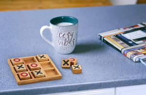 blue seed Tic Tac Toe Game for Kids X & O Blocks Strategy Brain Board ...