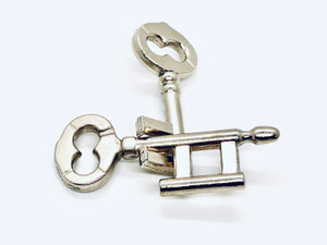 SSR SHOP TWO CAST KEYS PUZZLE / DOUBLE INTERLOCKING KEYS PUZZLE - TWO ...