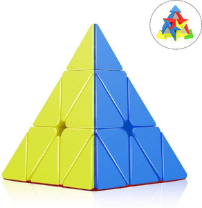 SAFESEED Newest Super Smooth Sticker less Pyramid Speed Triangle Magic ...