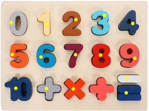 SHALAFI Numbers & Shape Matching Board Games Early Learning Educational ...