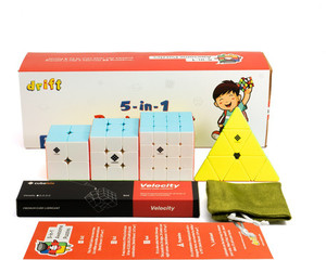 Cubelelo Drift 5 in 1 summer kit Speedcube Puzzle Toy - Drift 5 in 1 ...