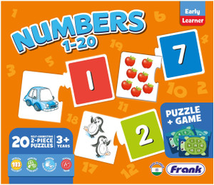 Frank Numbers 1-20 Puzzle & Wipe Clean Cards Game) - Numbers 1-20 ...
