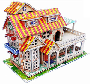 3D Puzzle Village House Jigsaw - Village House Jigsaw . Buy Puzzle toys ...