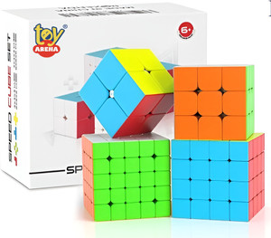Toy Arena Cube Combo of 2x2 3x3 4x4 & 5x5 - Cube Combo of 2x2 3x3 4x4 ...
