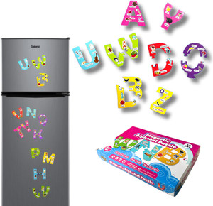 Kitoy Creations Magnetic Alphabet Puzzle for Kids, 26 Break-Apart Foam ...