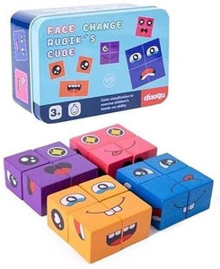 BANQLYN Emoji Cube Face Change Game for Kids, Learning Educational ...