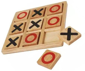 blue seed Tic Tac Toe Board Game for Kids Zero and Cross Puzzle Brain ...