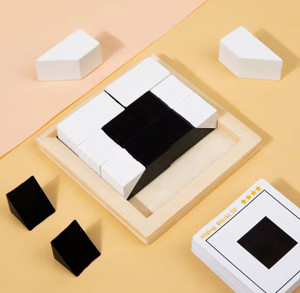 Bestie Toys Hidden Building Blocks, 3D Puzzle Board Kids Games Wooden ...