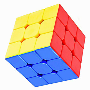KC FAST Cube 3x3 Stickerless High Speed Cube Puzzle Educational Puzzle ...
