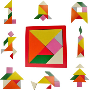 Villagers Creative Tangram Puzzle Set – Build Animals, Shapes ...