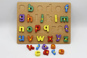 SHALAFI English Small Alphabets to Lower Case Alphabets Toy ABCD Blocks ...