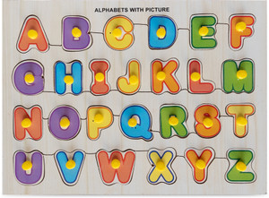 like sanya Alphabet(ABC) Wooden Puzzle for Kids – Educational and ...