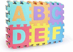 The Ansar Enterprises Alphabet Puzzle Matt ABCD Numbers 0 to 9 Flooring ...