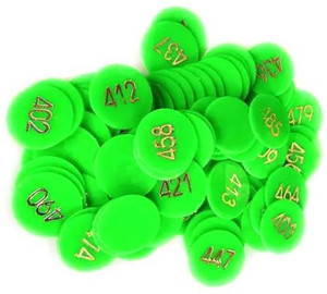 Offer99 Plastic Green Colour Numerical Token/Coins 501 to 1000 ...