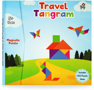 Yey Magnetic Tangram Puzzle - Magnetic Pattern Book Game, STEM Games ...