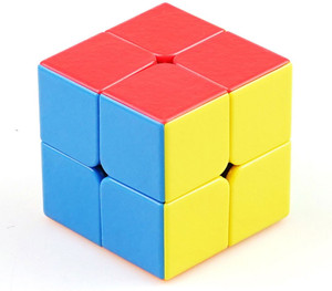 KELOSK Cube 2x2 High Speed Magic Puzzle Cube Game Toy Sticker Less Cube ...