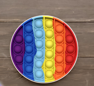 littlewish Round Pop It Fidget Toy, Puppet, Fidget Sensory Toy, Hand ...