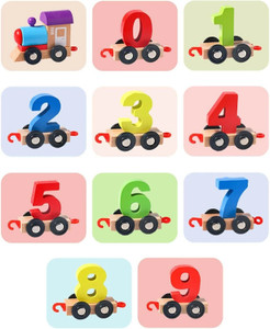 MY BABY LOVE A PERFECT CARE Digital Train Toy set, Number Trackless ...