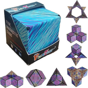 LYZAHS Magnetic Marvel: 3D Shape-Shifting Puzzle Cube (Random Design ...