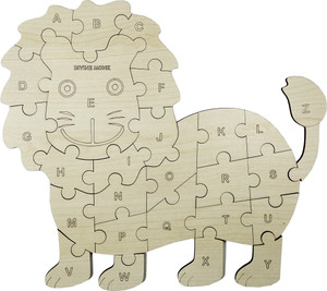 divine Monk Wooden Lion Puzzle for Kids - Wooden Lion Puzzle for Kids ...