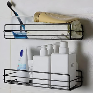 Plantex Self-Adhesive GI-Steel Bathroom Shelf-Multipurpose Rack ...