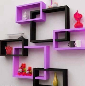 INDIAN DECOR SZY ATTACH MULTICOLOUR RACKS WITH DIFFERENT SIZE SHELF ...
