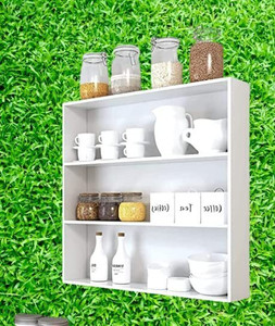 MDSWool Wooden Kitchen Shelf Racks Wall Shelf Rack For Kitchen Storage ...