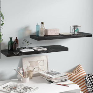 Antico Woodenia 24 inch Engineered Floating Wall Shelf| Wall Mount ...