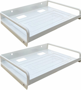 YAJNAS Wall Mounted Set-Up Box Stand With Metal Side Support, Color ...