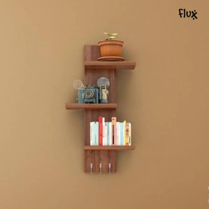 Flux Flux Mini Two -Tier Wall Shelf, white Perfect for Living Room with ...
