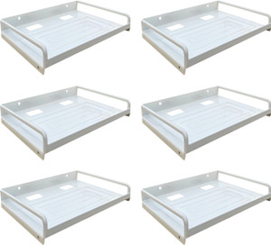 YAJNAS White Color Wall Mount Set Up Box Stand With Metal Side Support ...