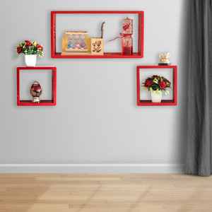 WallVilla Square & Rectangle Shape Rack Shelves/Shelf High Quality ...