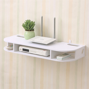 SS ARTS Wall Mounting TV Set Top Box holder Wifi Router Storage box ...