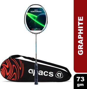 apacs Asgardia Control (73G, 35LBS) Grey, Blue Unstrung Badminton ...