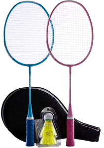 KRISSDIL PERFLY Kids Badminton Racket Starter Blue Pink - BY DECATHLON ...
