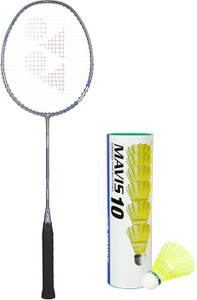 YONEX Astrox Attack 9 + Mavis 10 Multicolor Strung Badminton Racquet ...