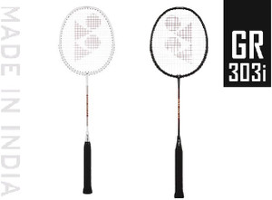 YONEX GR 303i Black, White Strung Badminton Racquet - Buy YONEX GR 303i ...