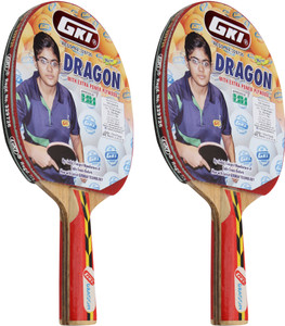 GKI DRAGON Table tennis Red Table Tennis Racquet - Buy GKI DRAGON Table ...