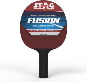 Stag iconic Fusion TT Racquet Maroon, Black Table Tennis Racquet - Buy ...