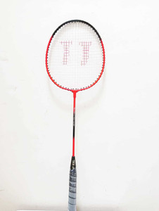 MN SPORTS ONE PIECE SINGLE SHAFT RACKET Multicolor Strung Badminton ...