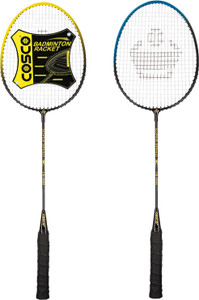 COSCO CB-888 SUPER SPEED (Pack of 2) Yellow, Blue Strung Badminton ...