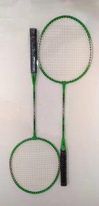 Sarathi Superior HI 5 Aluminum Badminton 2 Rackets in a Pack (Green ...