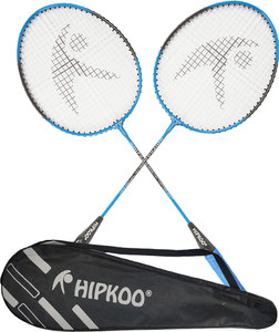 Hipkoo Sports 2 Excellent Wide Body Aluminum Blue Strung Badminton ...