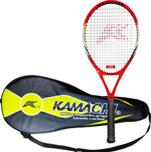 KAMACHI PRO 300A 100% composite graphite racquet| Dual pad cover|Color ...