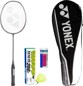 YONEX Combo of 8, 1 Nanoray 72 Light Badminton Racquet, 6 Shuttles, 1 ...