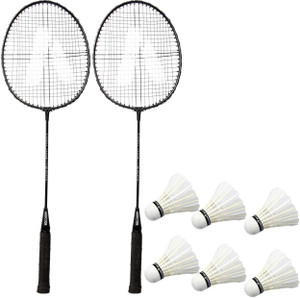 STYRKR Scratchless A-200 Badminton Racquets set Of 2 With Shuttle ...